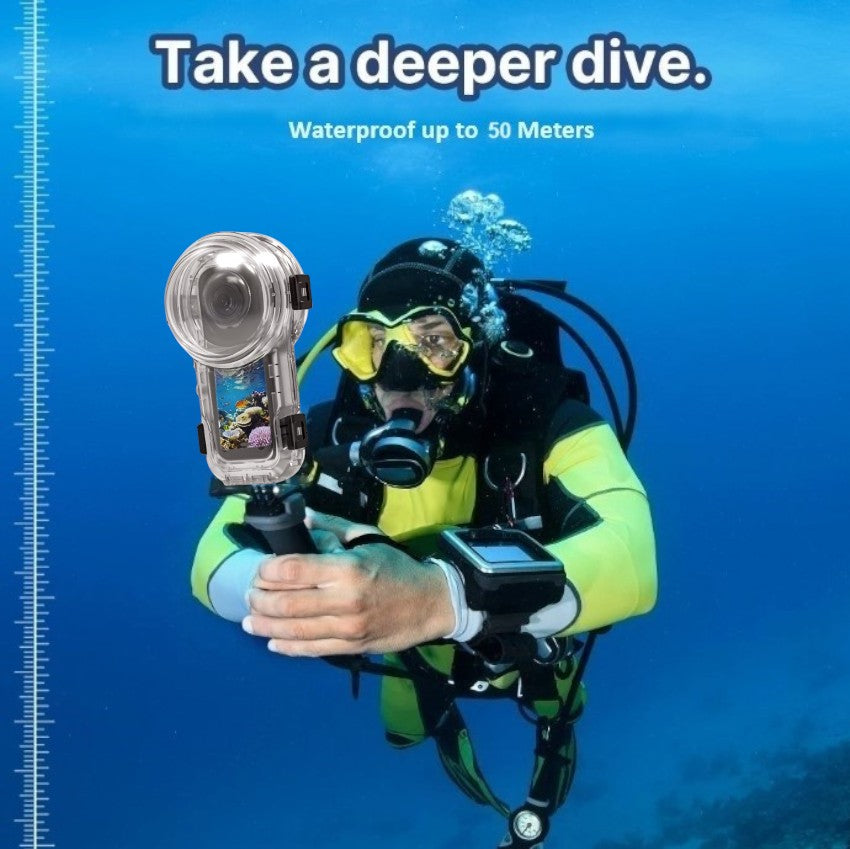 Invisible Super Dive Case for Insta360 X4 – CamGo