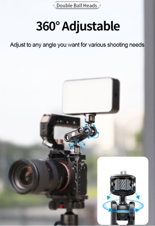 Magic Arm 360 Rotation Double Ball Head Camera Bracket | CamGo