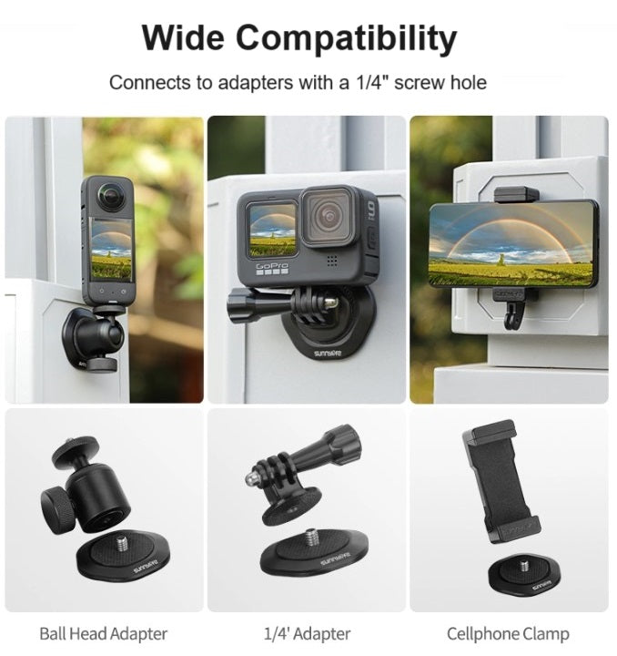 1/4" Magnetic Stand Base for GoPro | CamGo