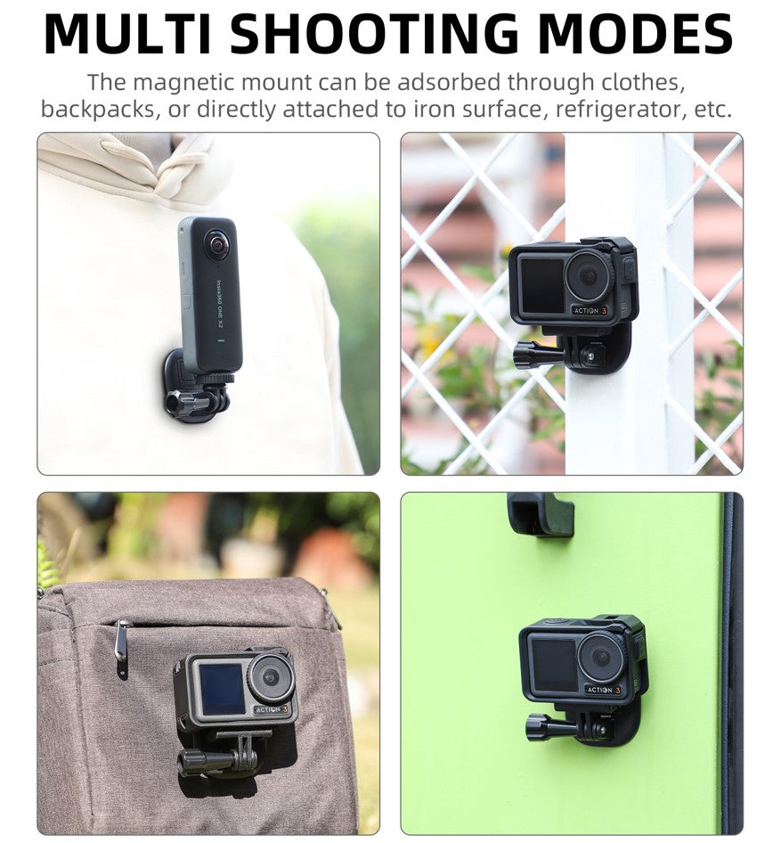 Multipurpose Magnetic Mount for GoPro | CamGo